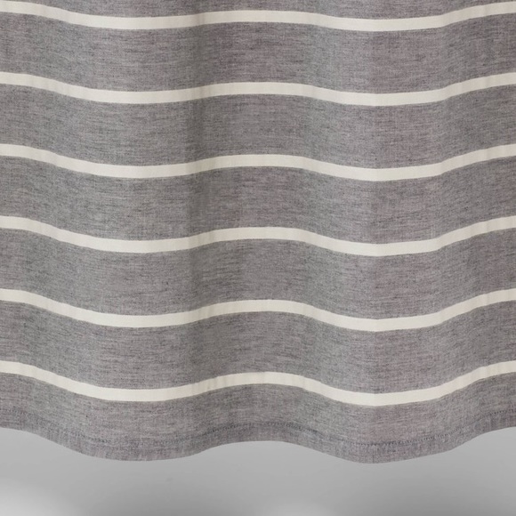 Threshold | Bath | Nwt Threshold Stripe Shower Curtain Radiant Gray ...